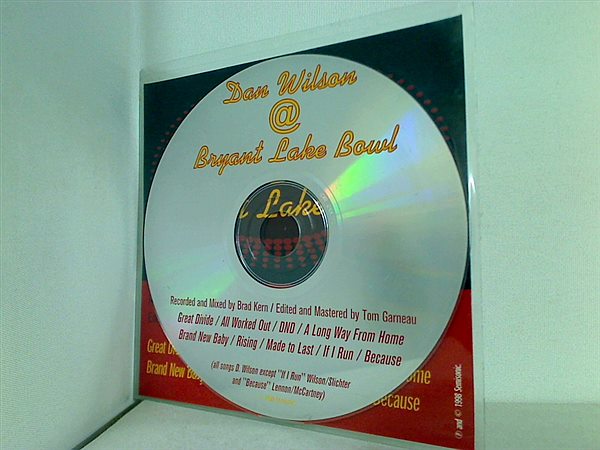 CD Dan Wilson Bryant Lake Bowl – AOBADO オンラインストア