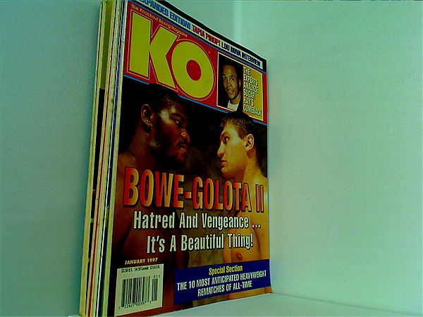 本セット KO The Knockout Boxing Magazine 1997年号 1月号-4月号,11月号,12月号,HOLIDAY ...