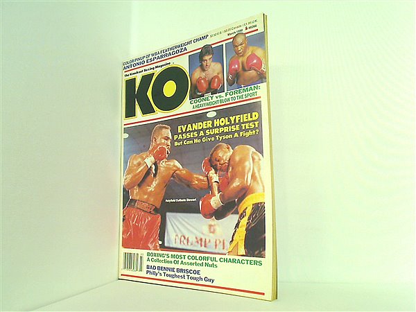 大型本 KO The Knockout Boxing Magazine March 1990 – AOBADO オンラインストア