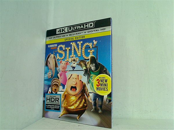 海外盤ブルーレイ シング Sing Blu-ray Matthew McConaughey – AOBADO オンラインストア